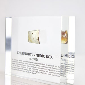 Chernobyl Medic Box Historical Student Desk Ornament Acrylic Display ...
