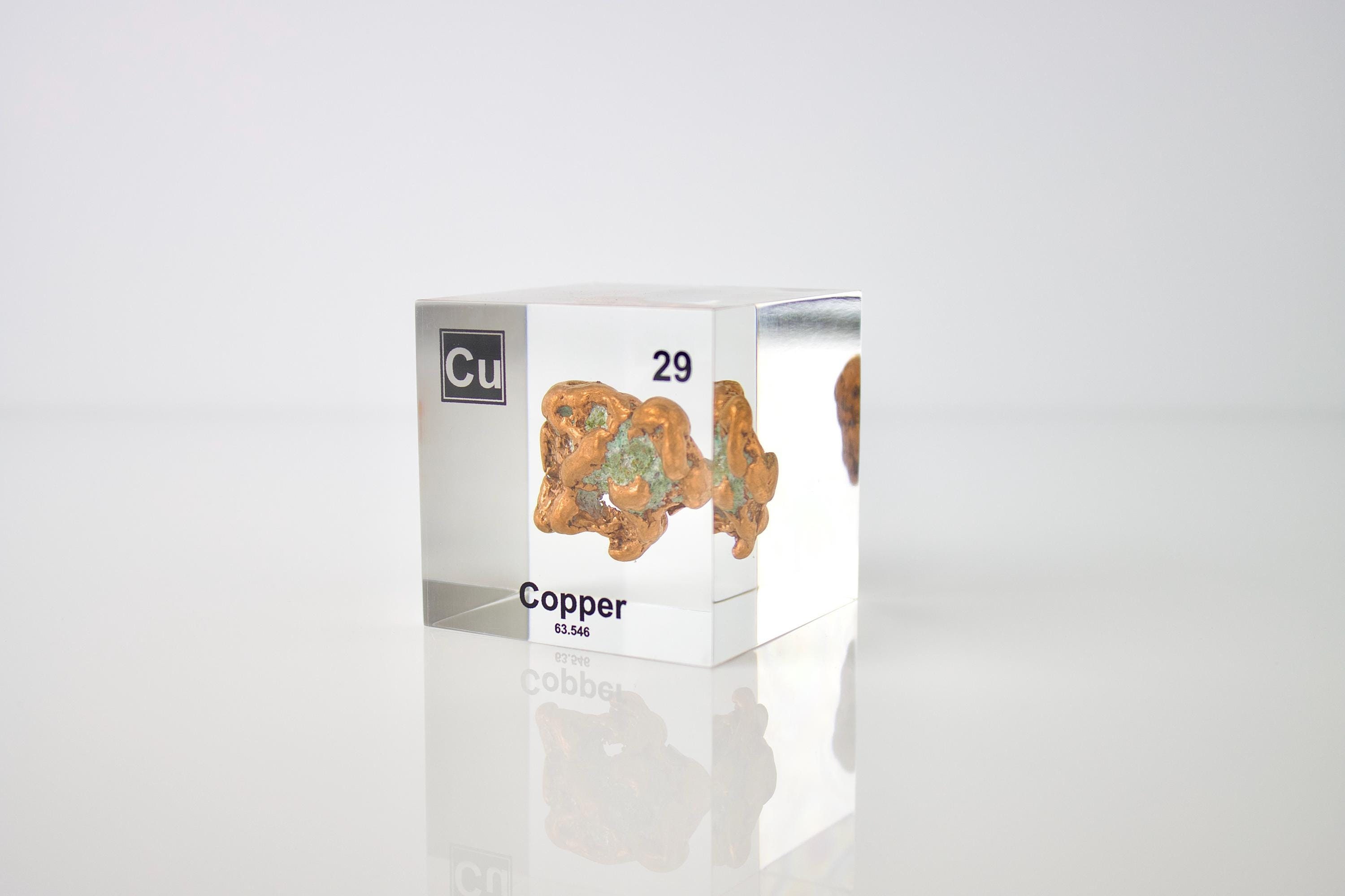 Copper Element Cube PERIODIC TABLE Educational Instrument Gift for ...