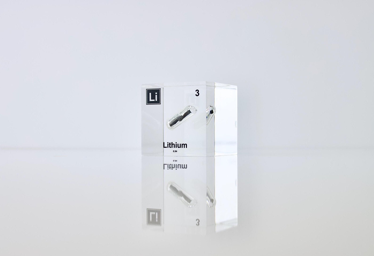 Lithium Element Cube Collection Display for Teacher Gift Educational ...