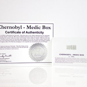 Chernobyl Medic Box Historical Student Desk Ornament Acrylic Display ...