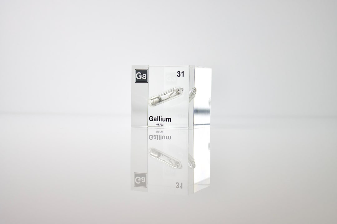 Gallium Element Cube PERIODIC TABLE Pure Melting Gallium Gift for ...