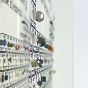 Periodic Table of Elements 85 Real Element Display Premium Acrylic Gift ...