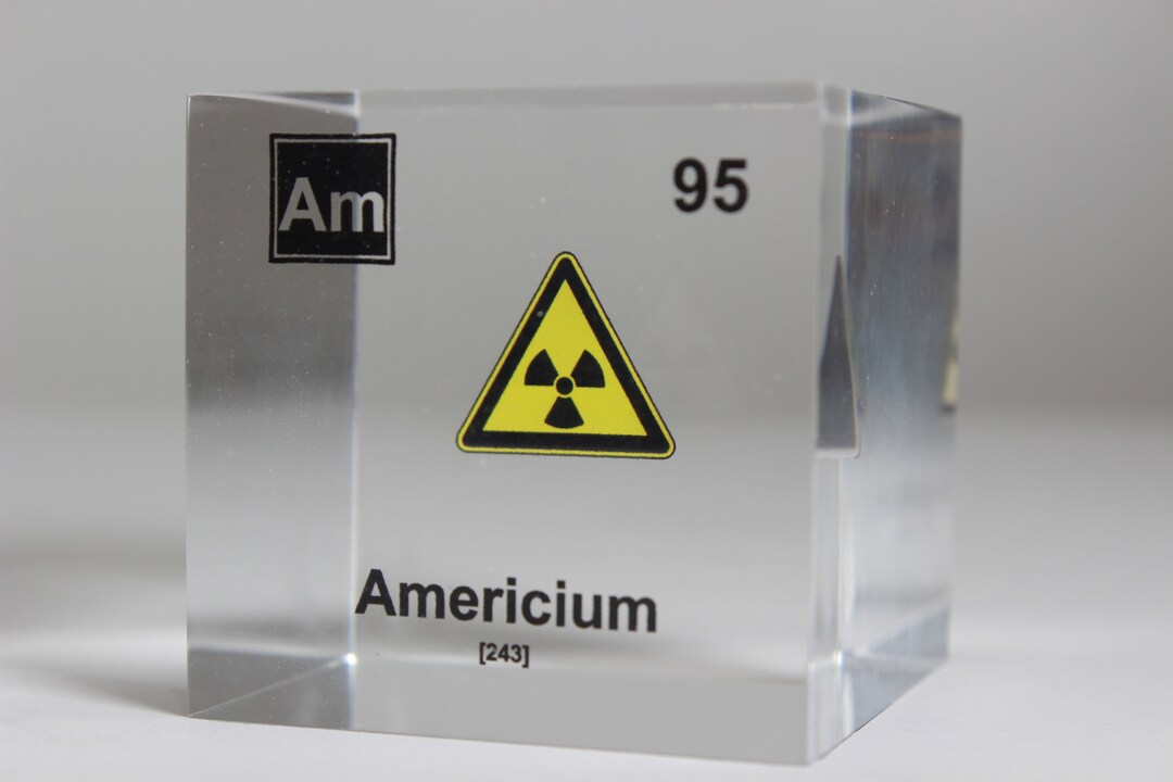 Americium Element Cube Display for Office Decoration for Scientist ...