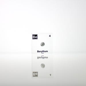 Beryllium Element Cube PERIODIC TABLE Sample for Element Collection ...