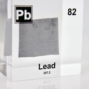 Authentic Lead Element Cube Collection Display for Teacher Gift ...