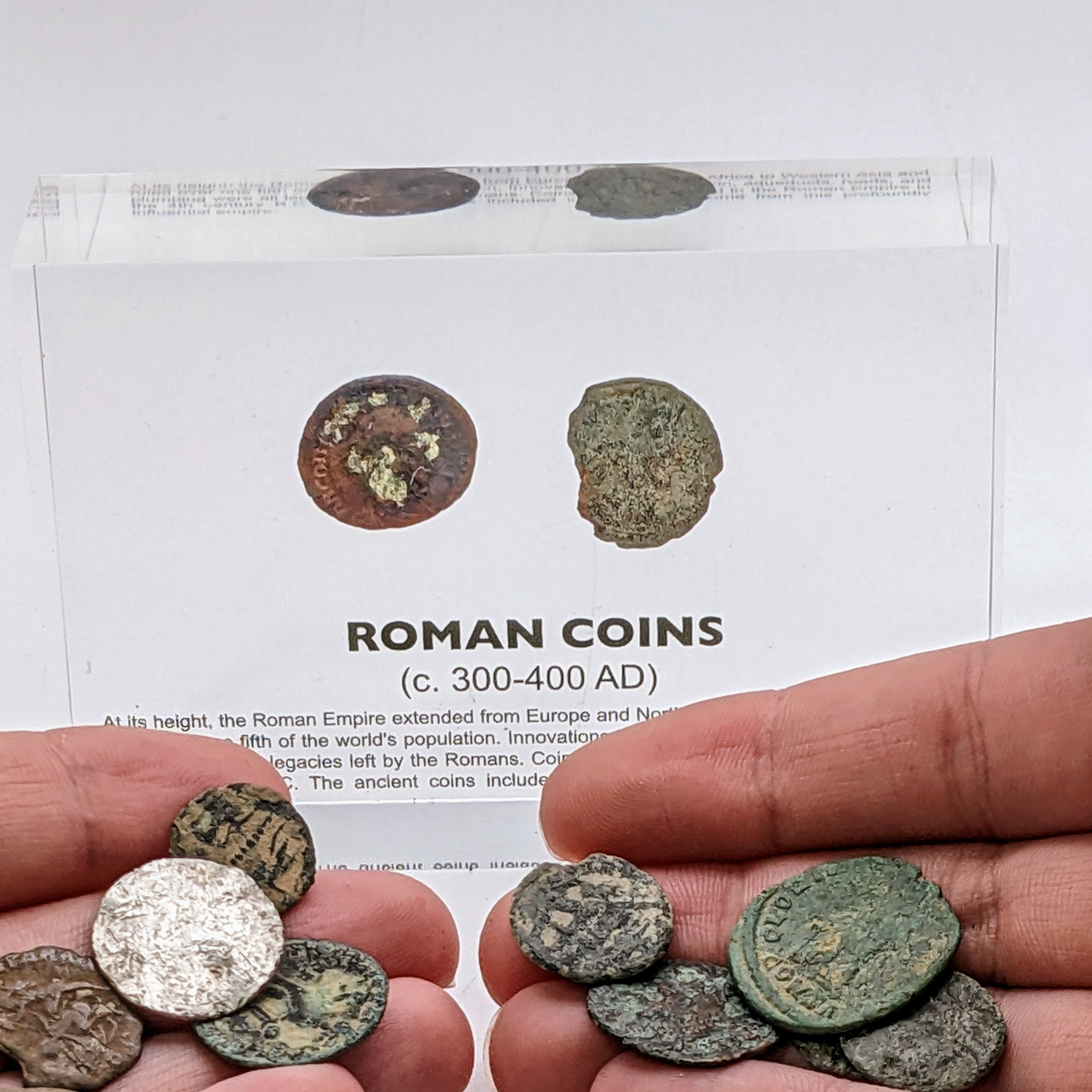 Roman Coin Display Authentic Quality Ancient Roman Empire Acrylic ...