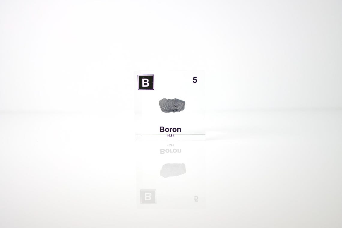 Boron Crystalline Element Cube 99.5% Pure Boron PERIODIC TABLE Sample ...