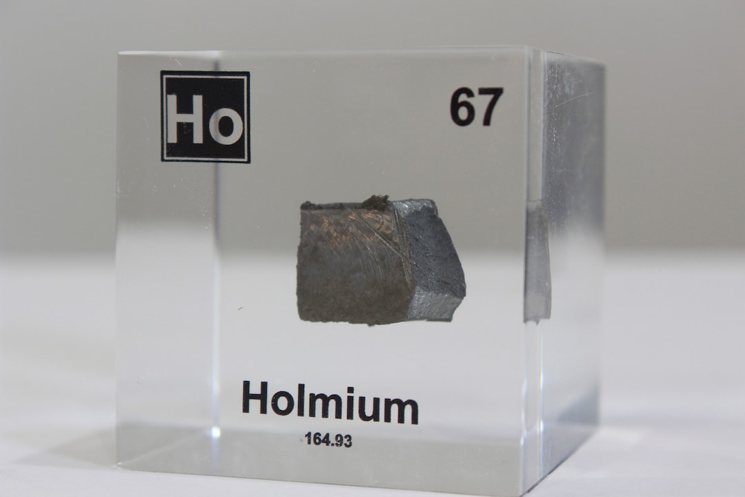 Holmium Element Cube PERIODIC TABLE Sample for Element Collection ...