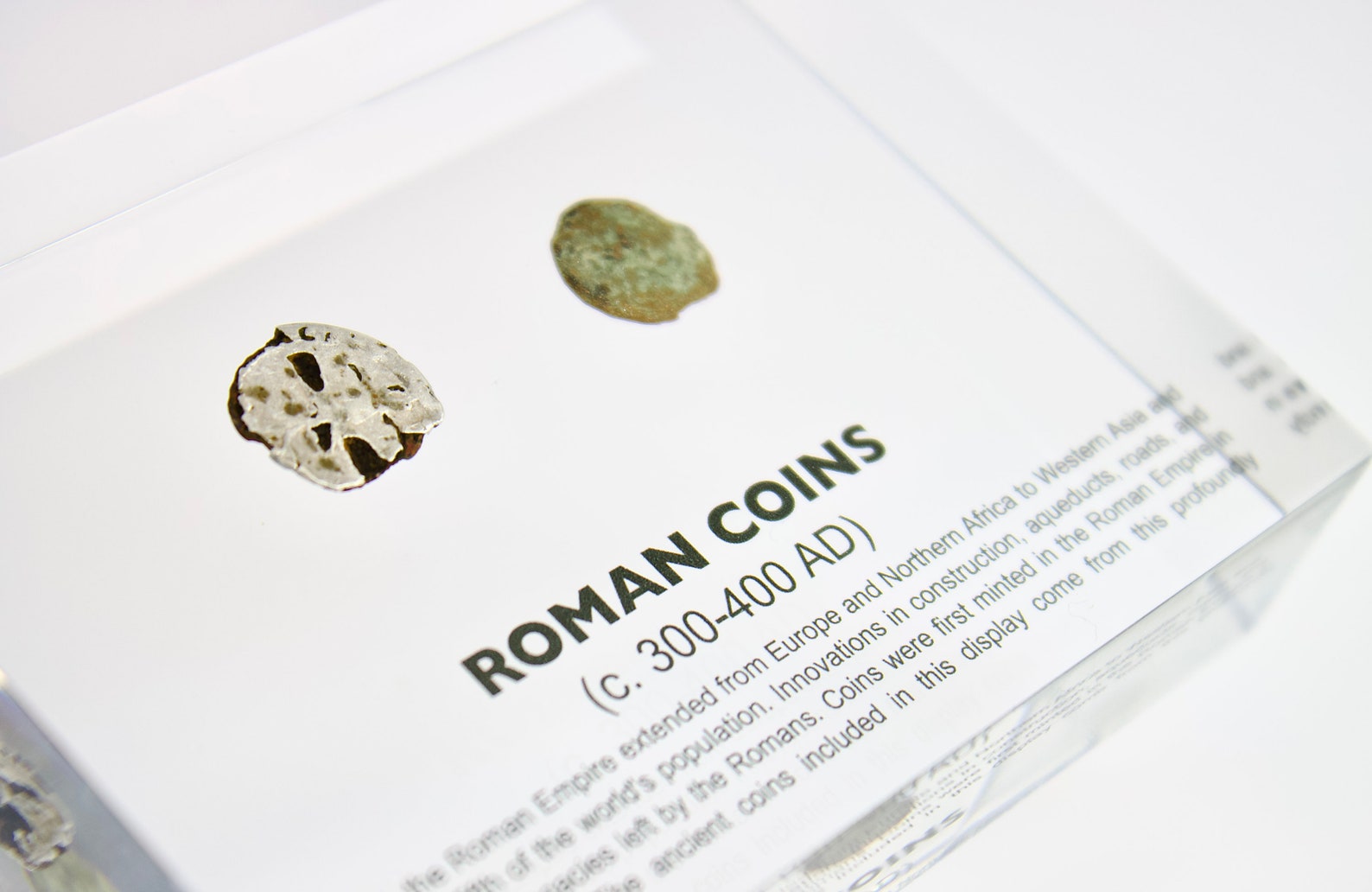 Roman Coin Display Authentic Quality Ancient Roman Empire Acrylic ...