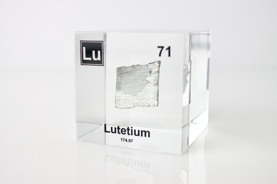Lutetium Element Cube Housewarming Decoration PERIODIC TABLE ...