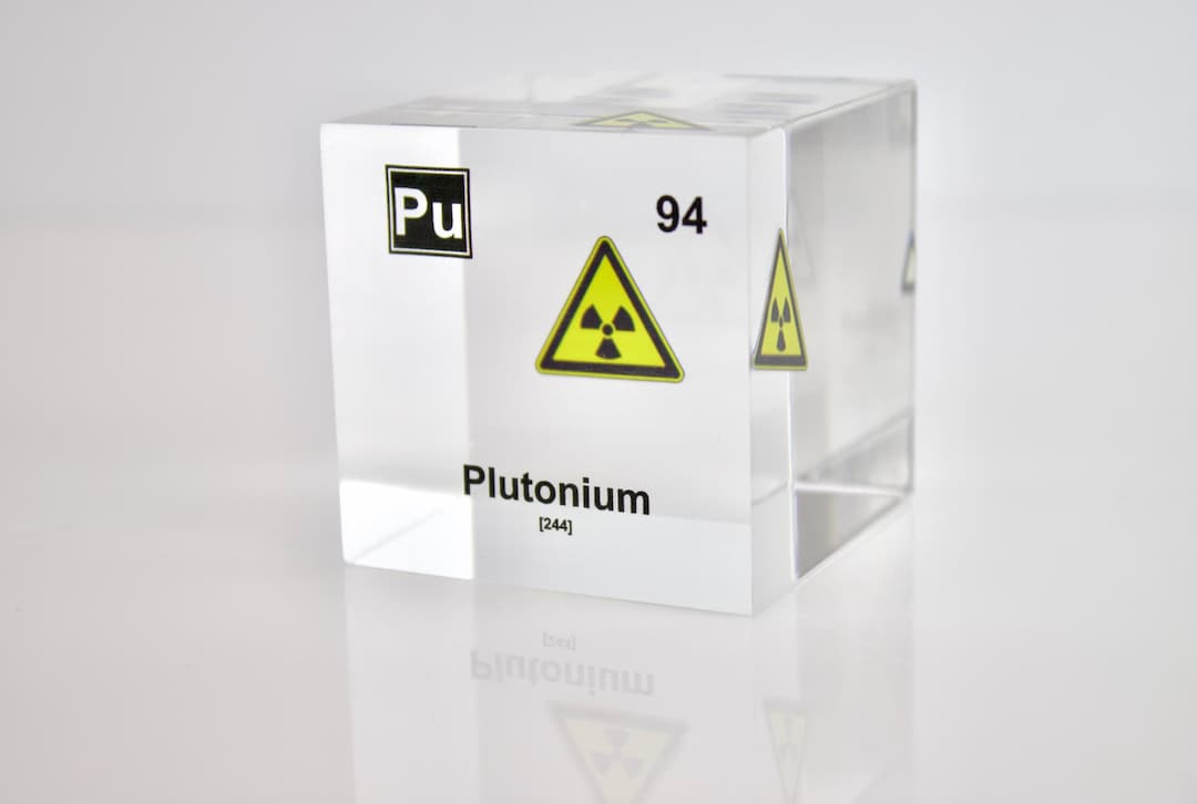 Plutonium Display for Office Decoration for Scientist Element Sample ...