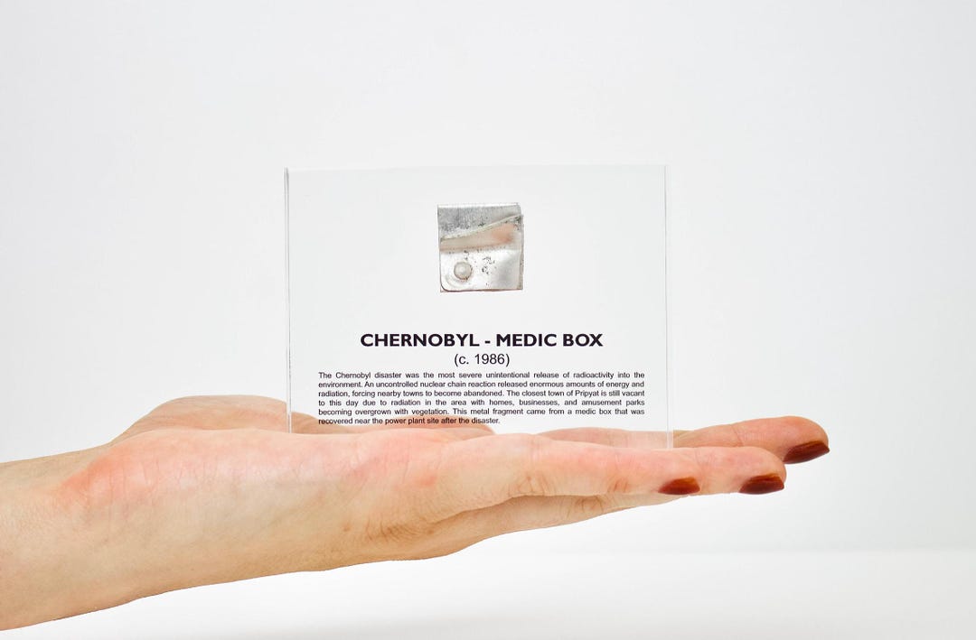 Chernobyl Medic Box Historical Student Desk Ornament Acrylic Display ...