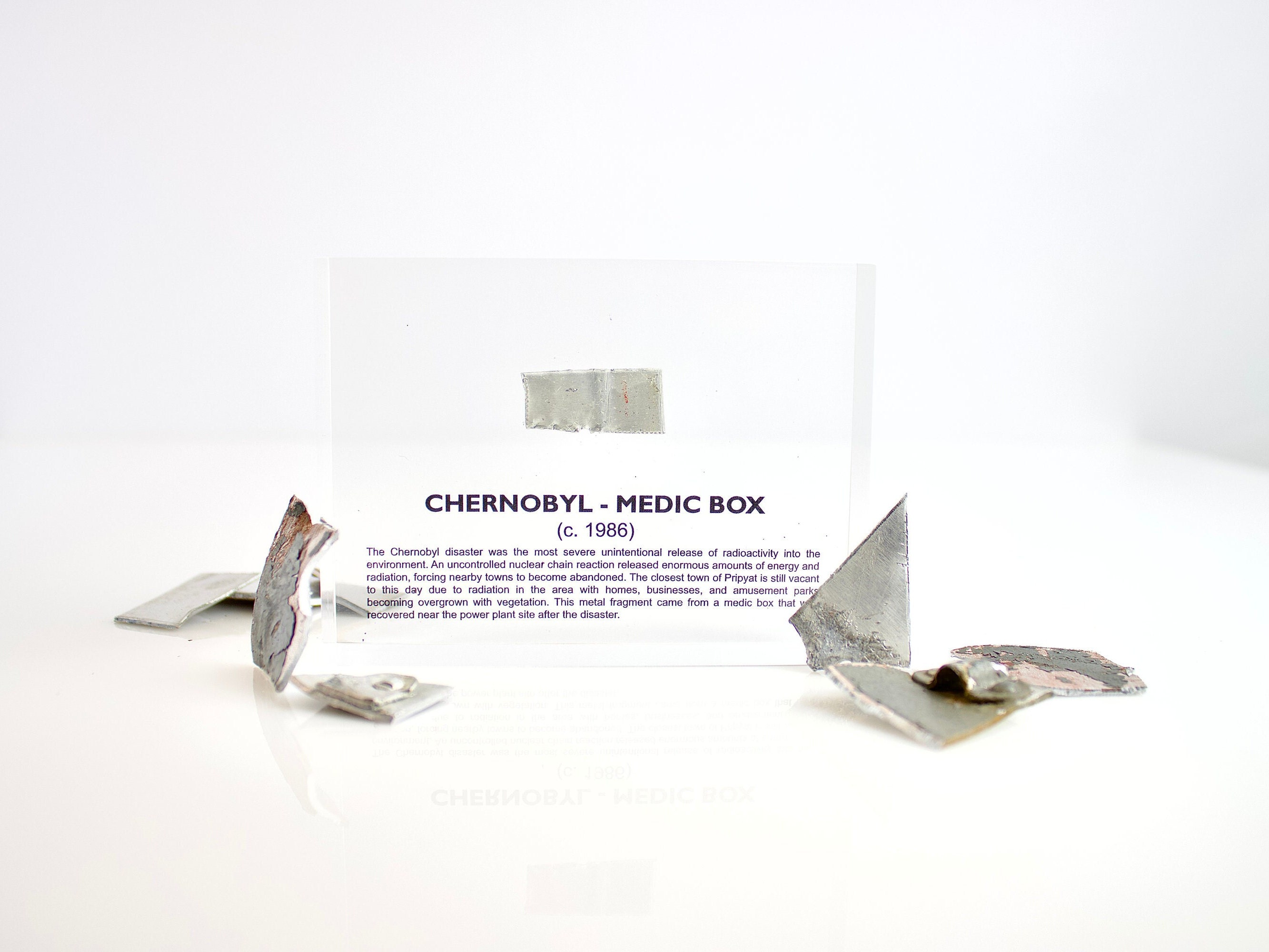 Chernobyl Medic Box Historical Student Desk Ornament Acrylic Display ...