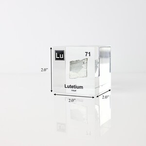 Lutetium Element Cube Housewarming Decoration PERIODIC TABLE ...