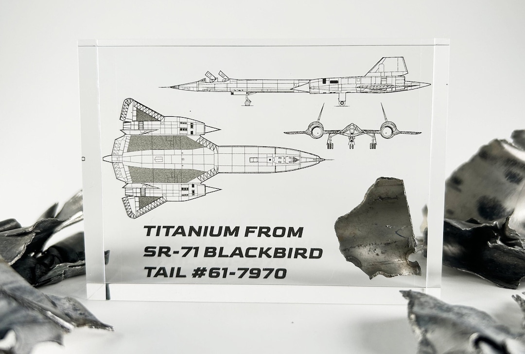 SR-71 Blueprint Pilots Gift Blackbird Display Handmade Aviation Pilot ...