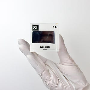 Silicon Wafer Element Cube Circuit Board Computer Chip Educational ...