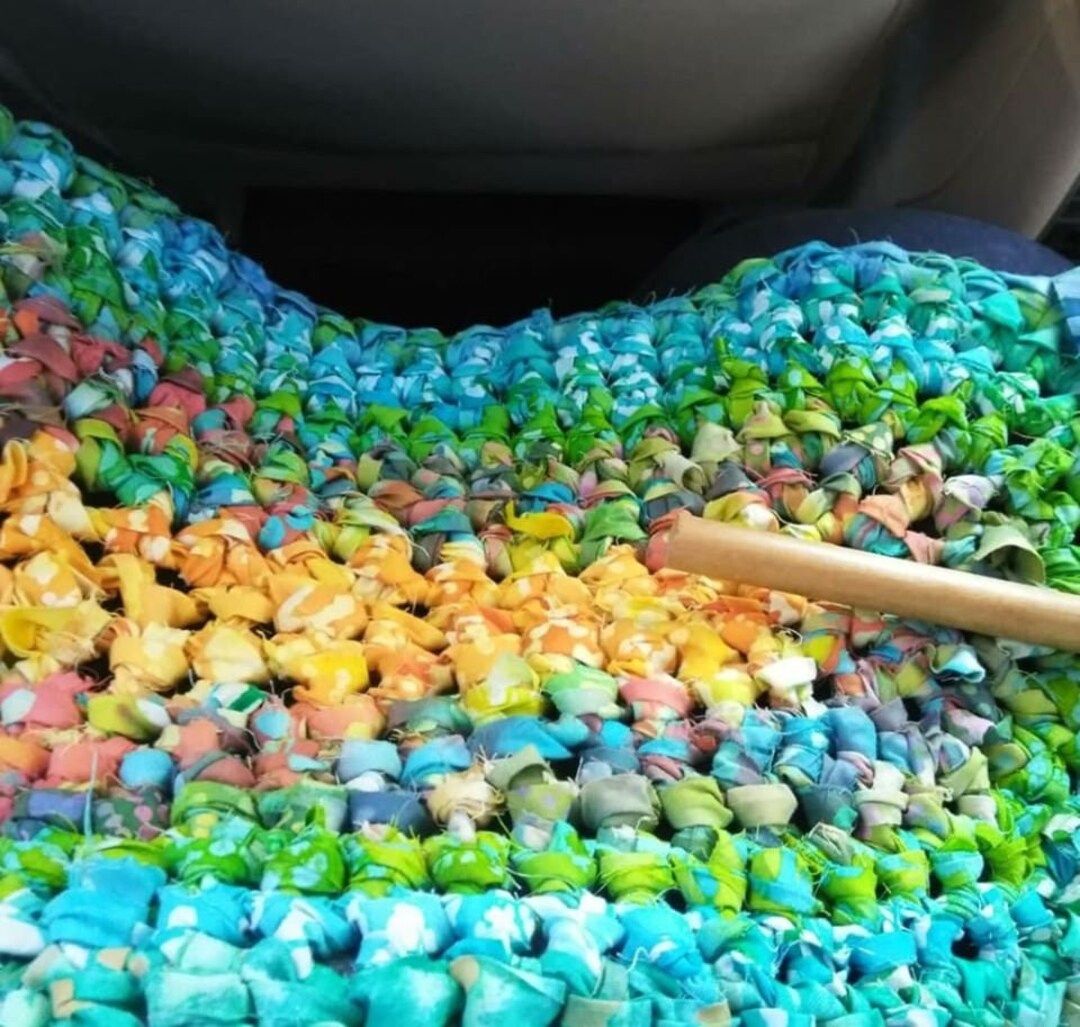 Crochet Oval Rag Rug Pattern! - Any Size Oval - Etsy