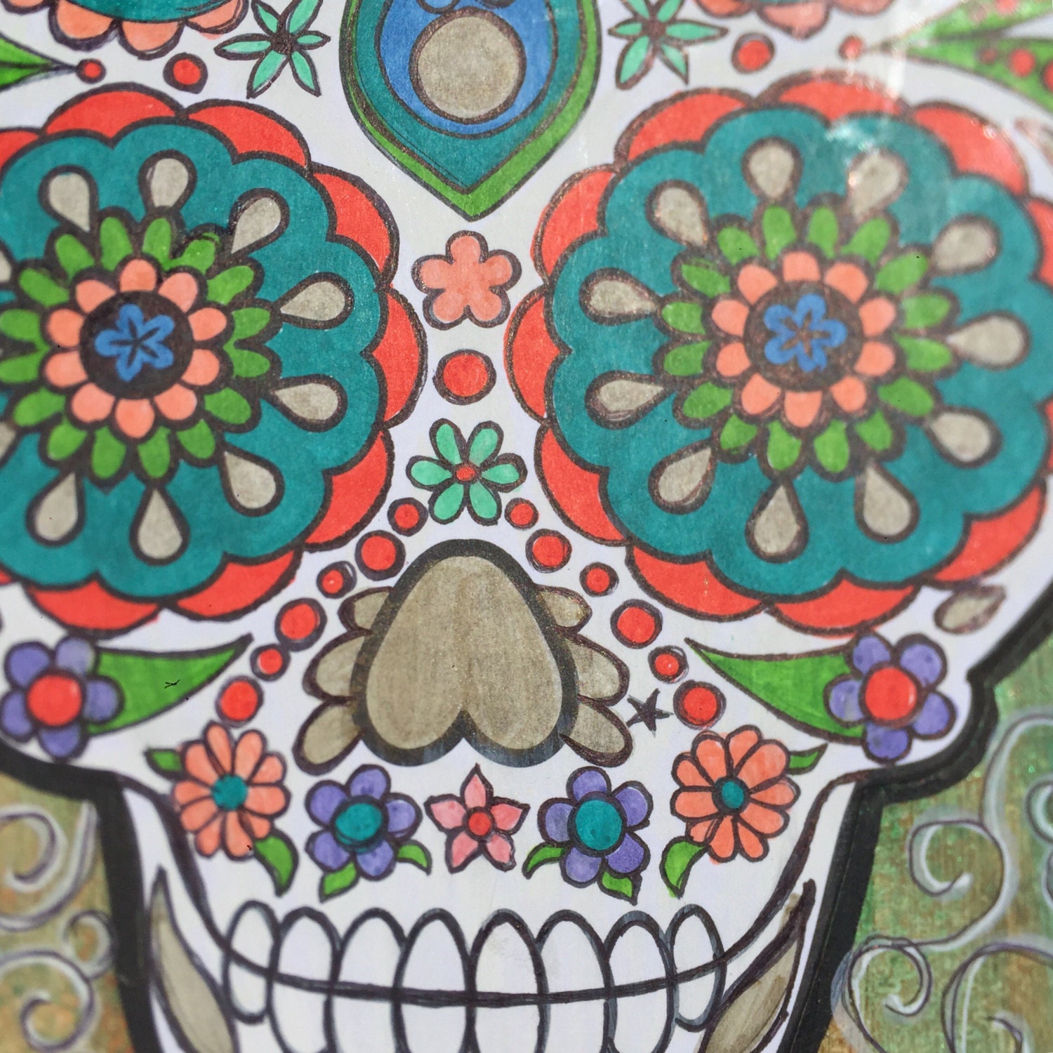 Day of the Dead Wall Art, Dia De Los Muertos Wood Wall Hanging, Day of ...