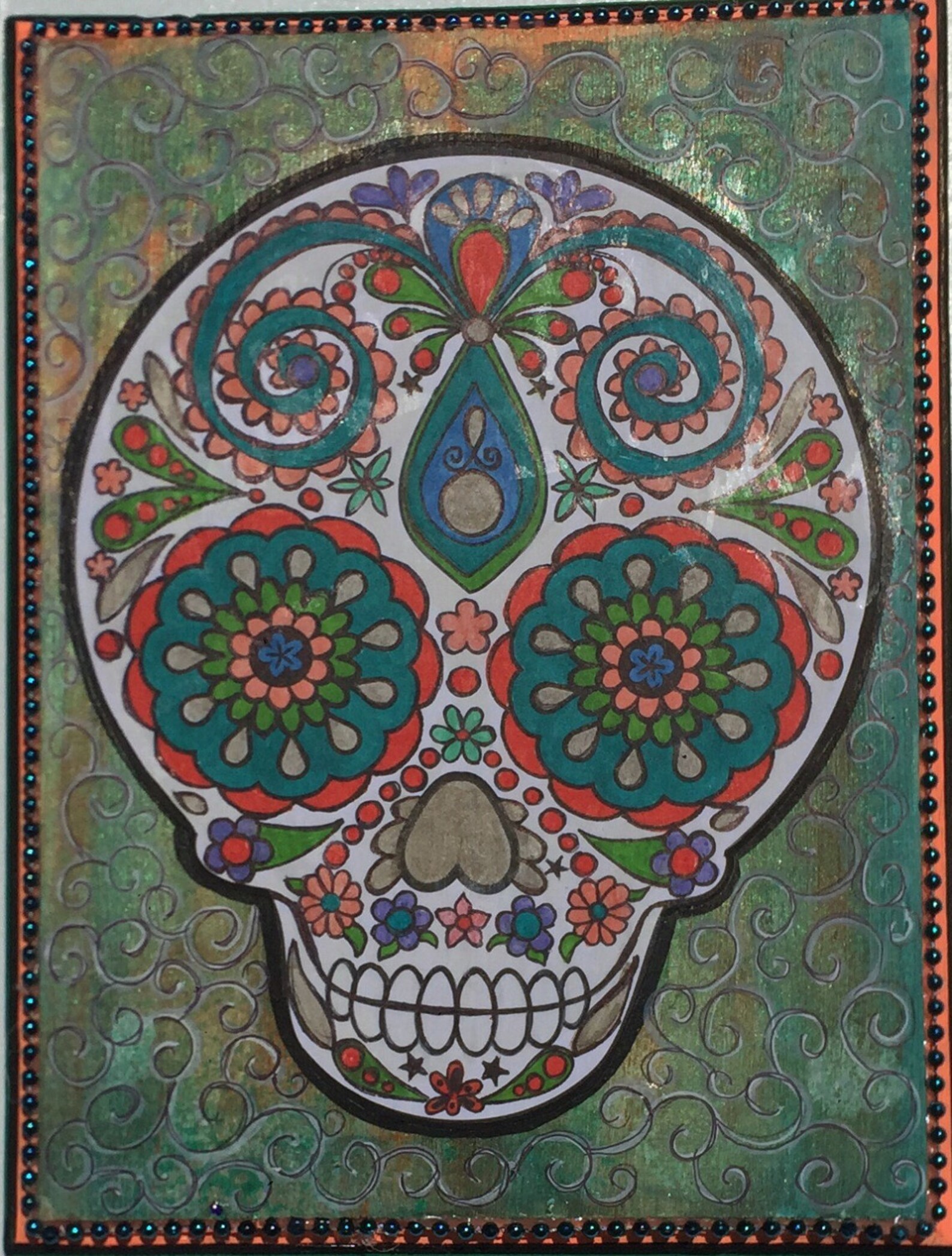 Day of the Dead Wall Art Dia De Los Muertos Wood Wall - Etsy
