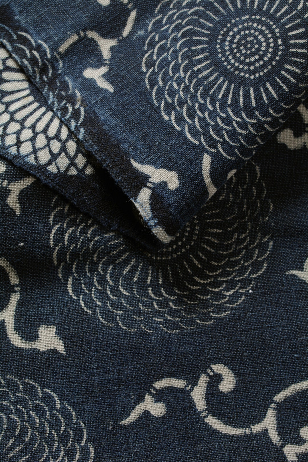 Japanese Textile Vintage Kimono Fabric Cotton Antique Boro Patch Indigo ...