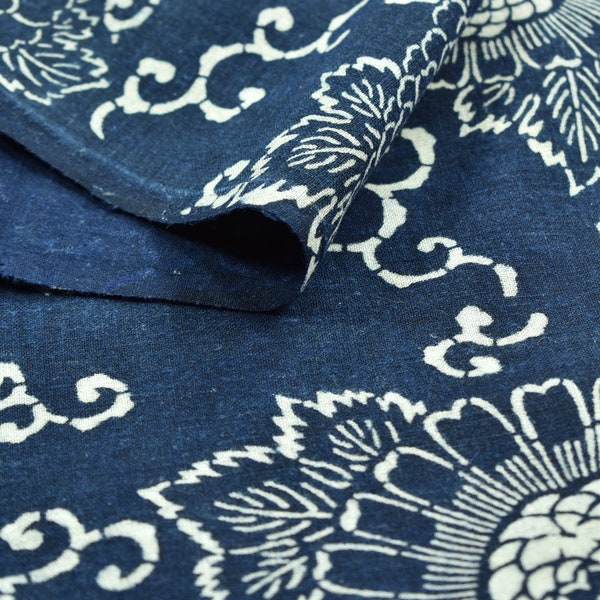 Indigo Blue Fabric - Etsy