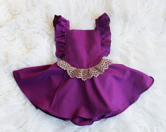 Purple Baby Dress - Etsy