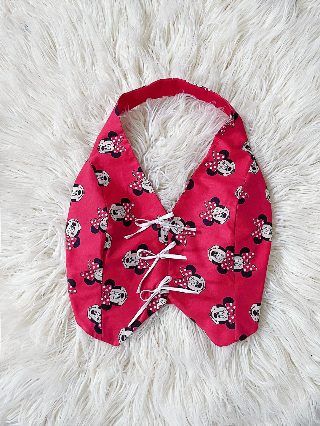 Disney Halter Vest Top Women's Crop Top Minnie Mouse Top - Etsy