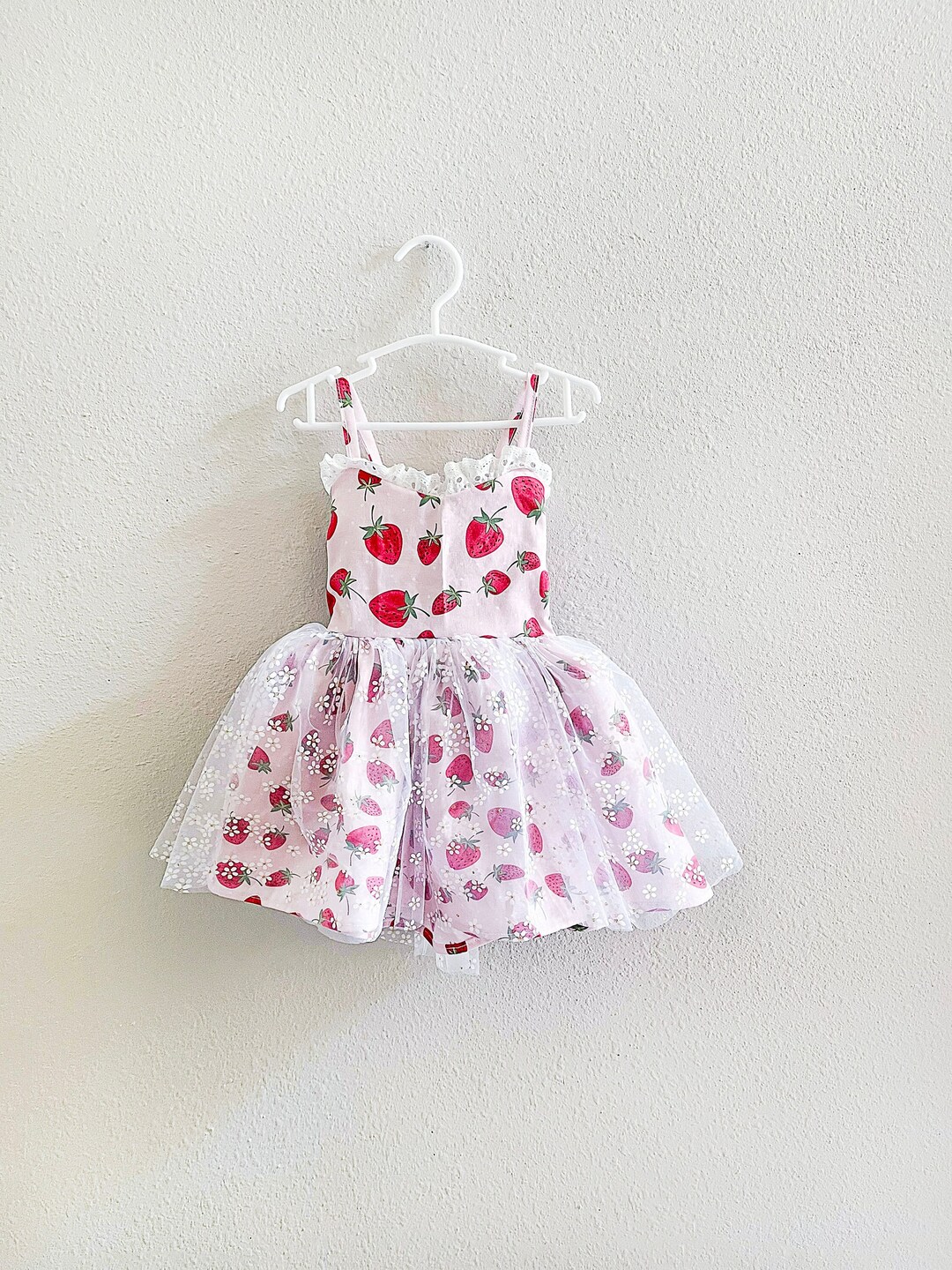 Girl Strawberry Twirl Dress Berry First Birthday, Fruit Summer Berry ...
