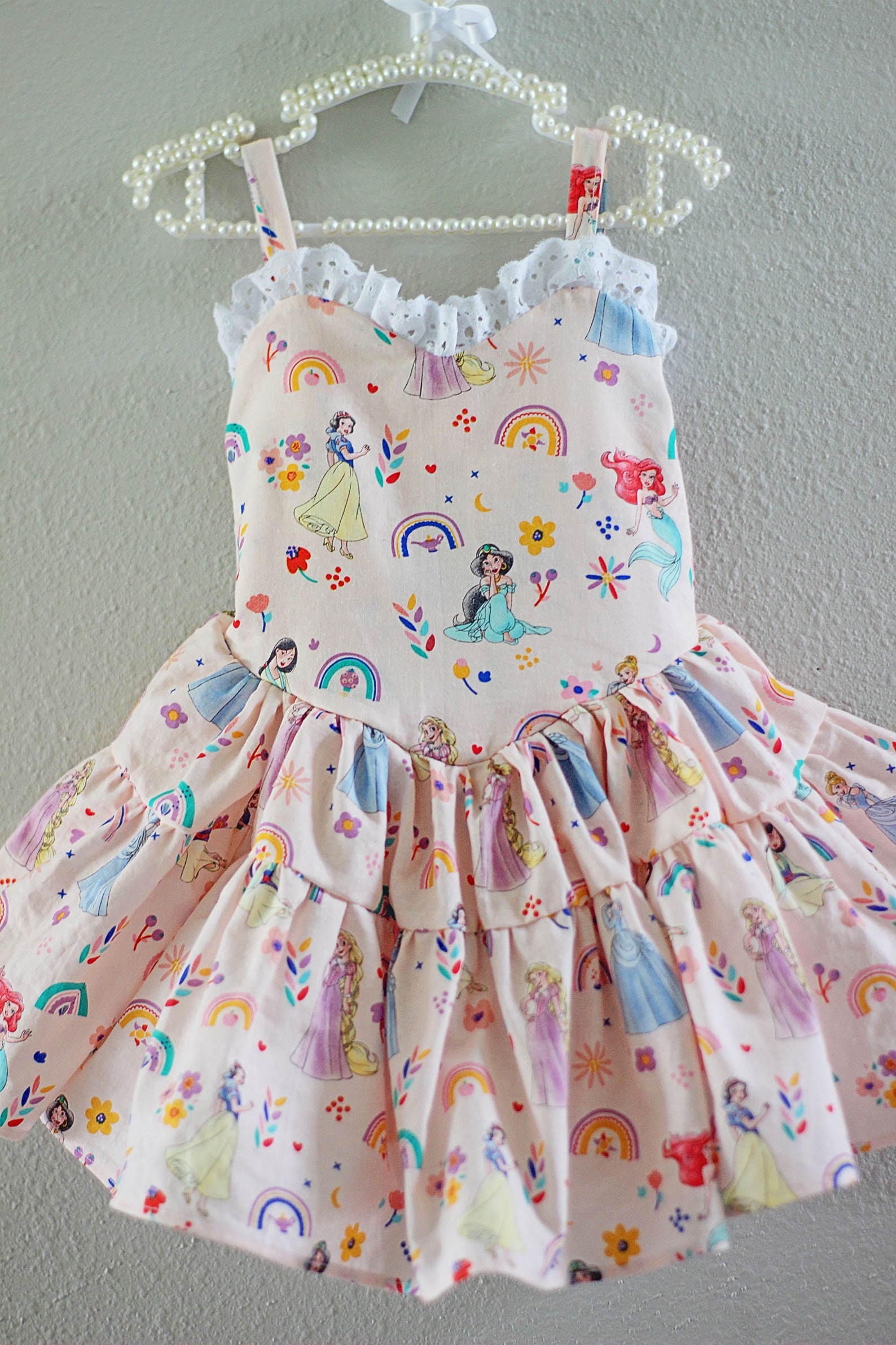 Disney Princess Dress, Belle Rapunzel Ariel Snow White Cinderella Mulan ...