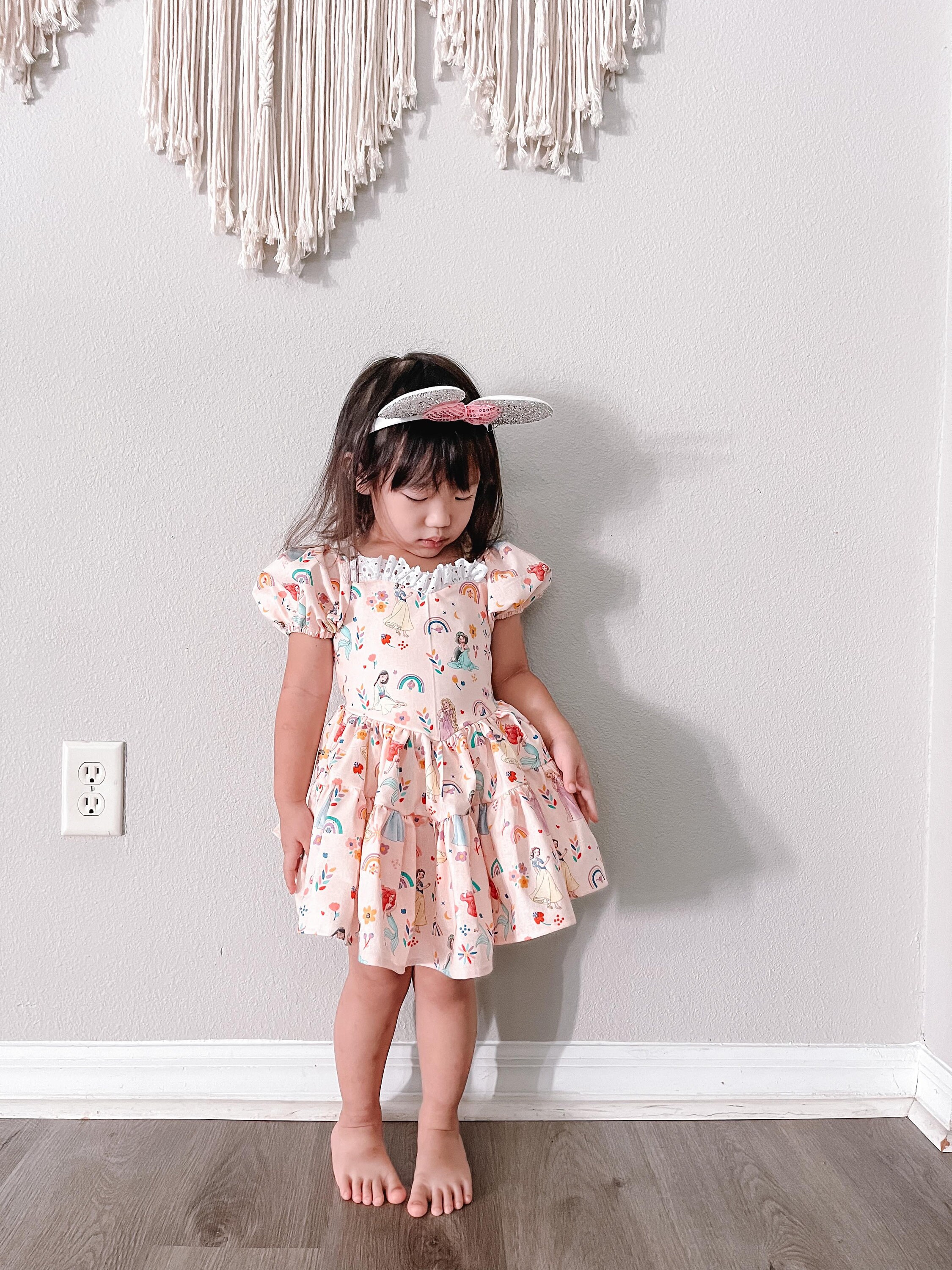 Disney Princess Dress, Belle Rapunzel Ariel Snow White Cinderella Mulan ...