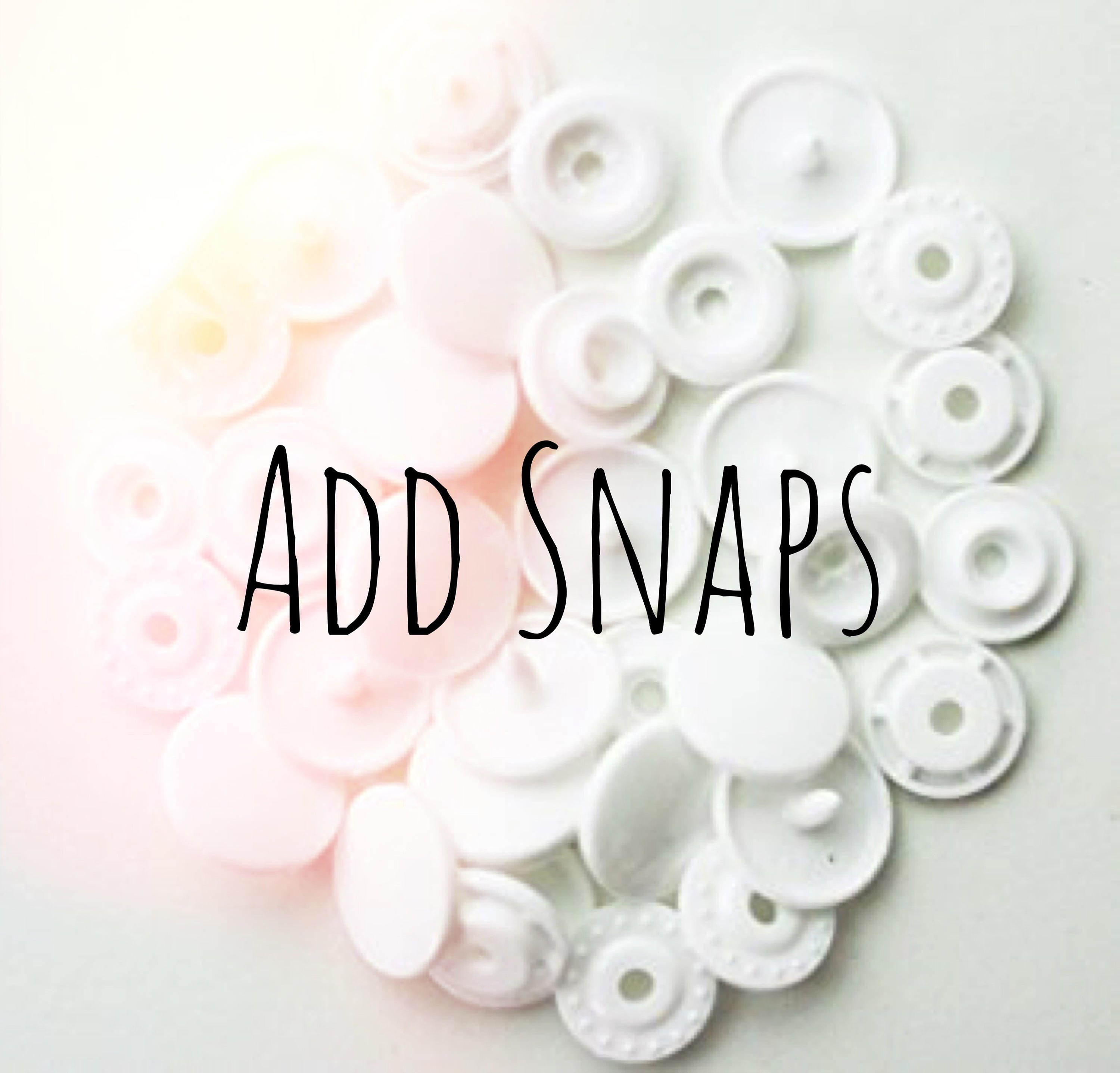 Snaps Add On - Etsy