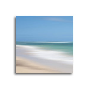 Two Square Ocean Abstract Beach Photography, Coastal Artwork Nautical ...
