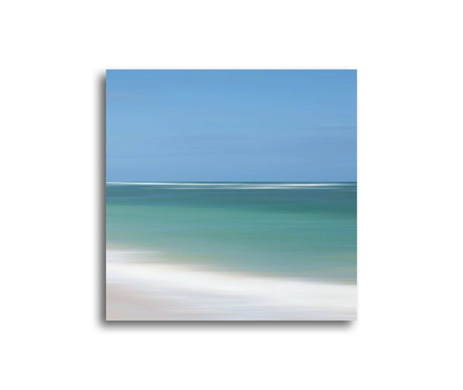 Two Square Ocean Abstract Beach Photography, Coastal Artwork Nautical ...