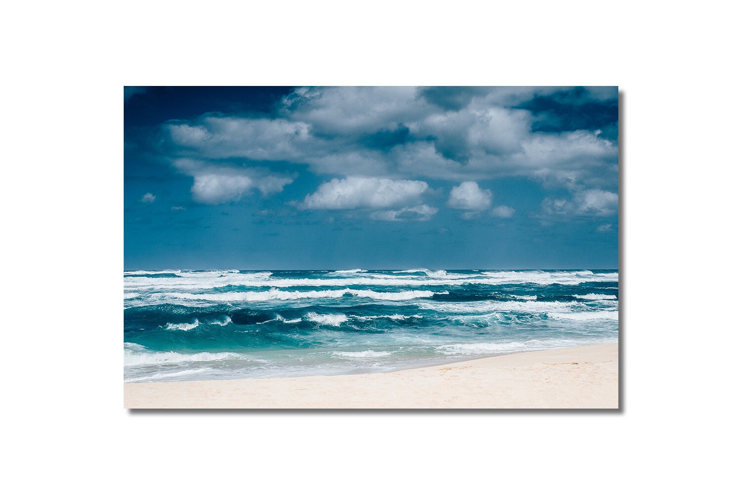 Blue Ocean Print, Wave North Shore, Sea Artwork Print, Nautical Ocean ...