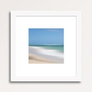 Two Square Ocean Abstract Beach Photography, Coastal Artwork Nautical ...