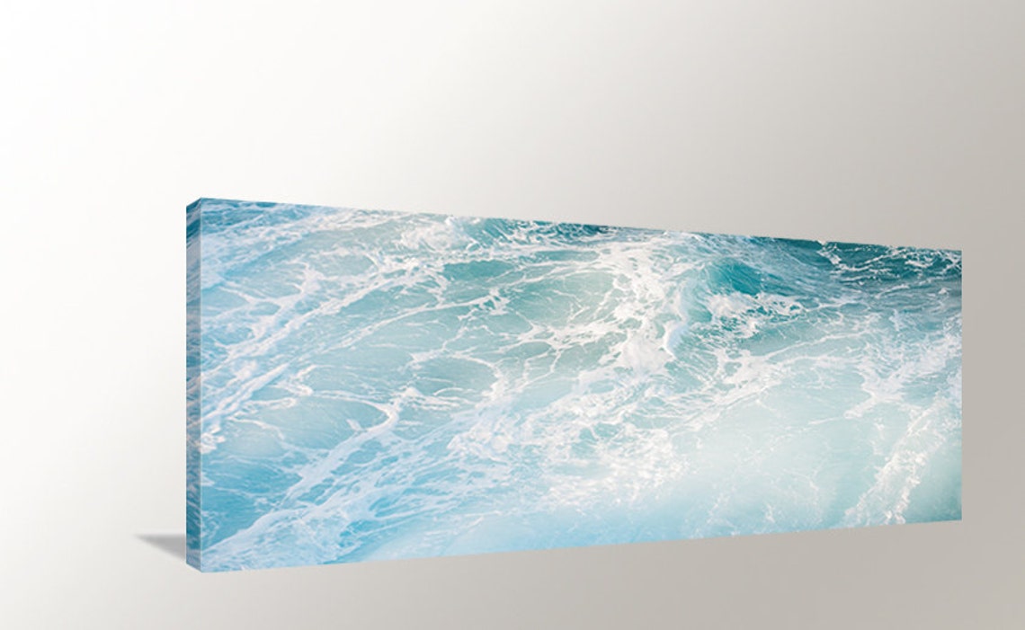 Salty Water Canvas, the Cure Water Canvas Wrap, Nautical Ocean Canvas ...