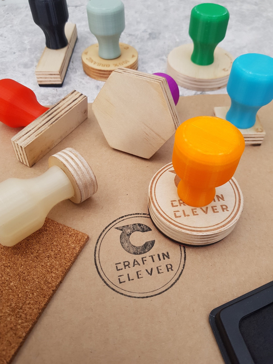 Personalised Rubber Stamp, Co Logo Stamp, Make Your Own Stamp, Custom ...