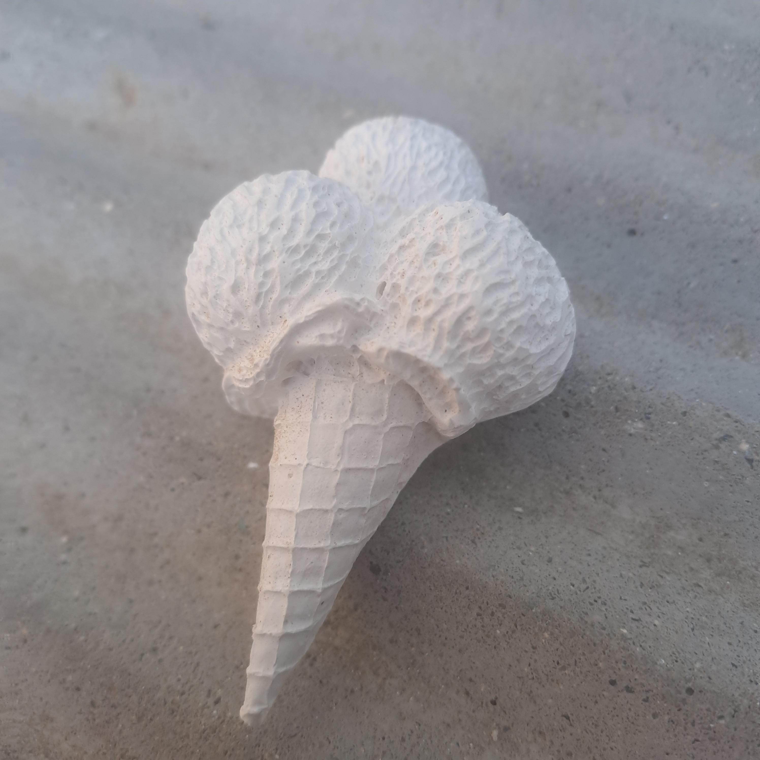 Ice Cream, 3d Ice Cream Shapes, Plaster Model, Educational Model, 3d ...