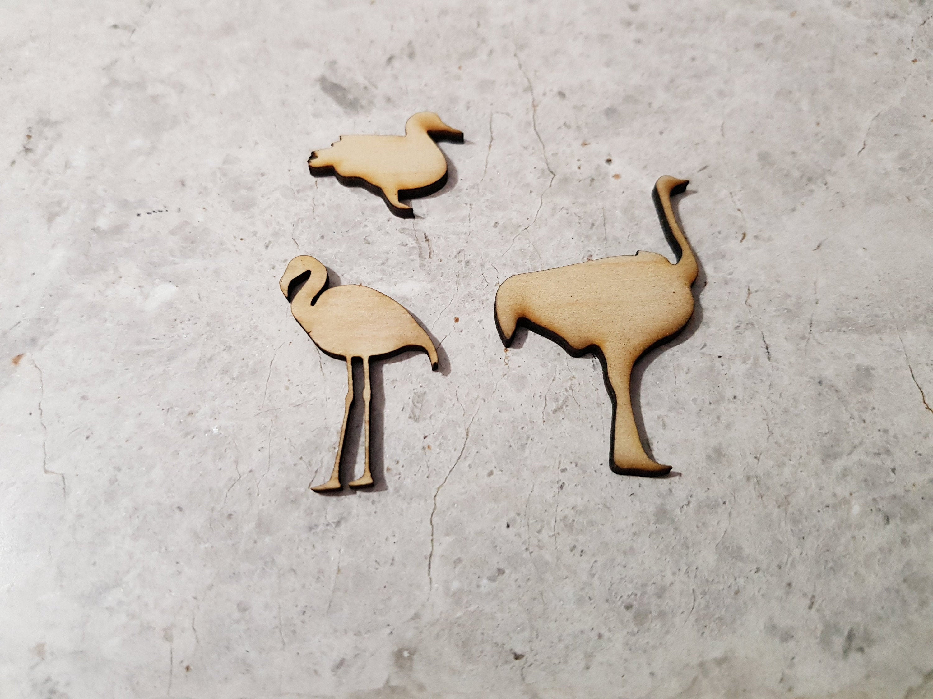 Zoo Animals, Wooden Animal Shapes, Laser Cut 3mm (1/8") Thick Plywood ...