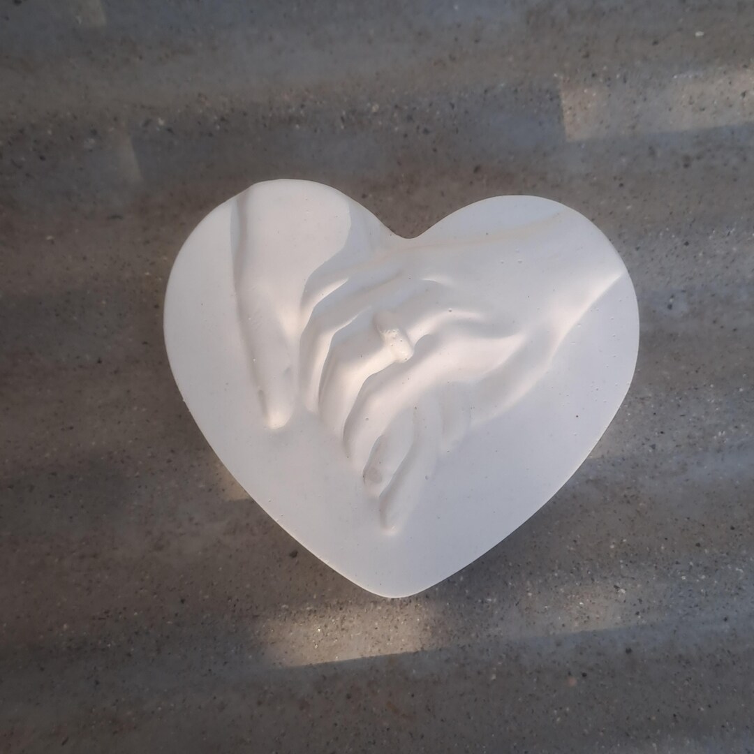 Hand Sculpture, Two Hands Sculpture, Bookshelf Sculpture, Wedding, Side ...