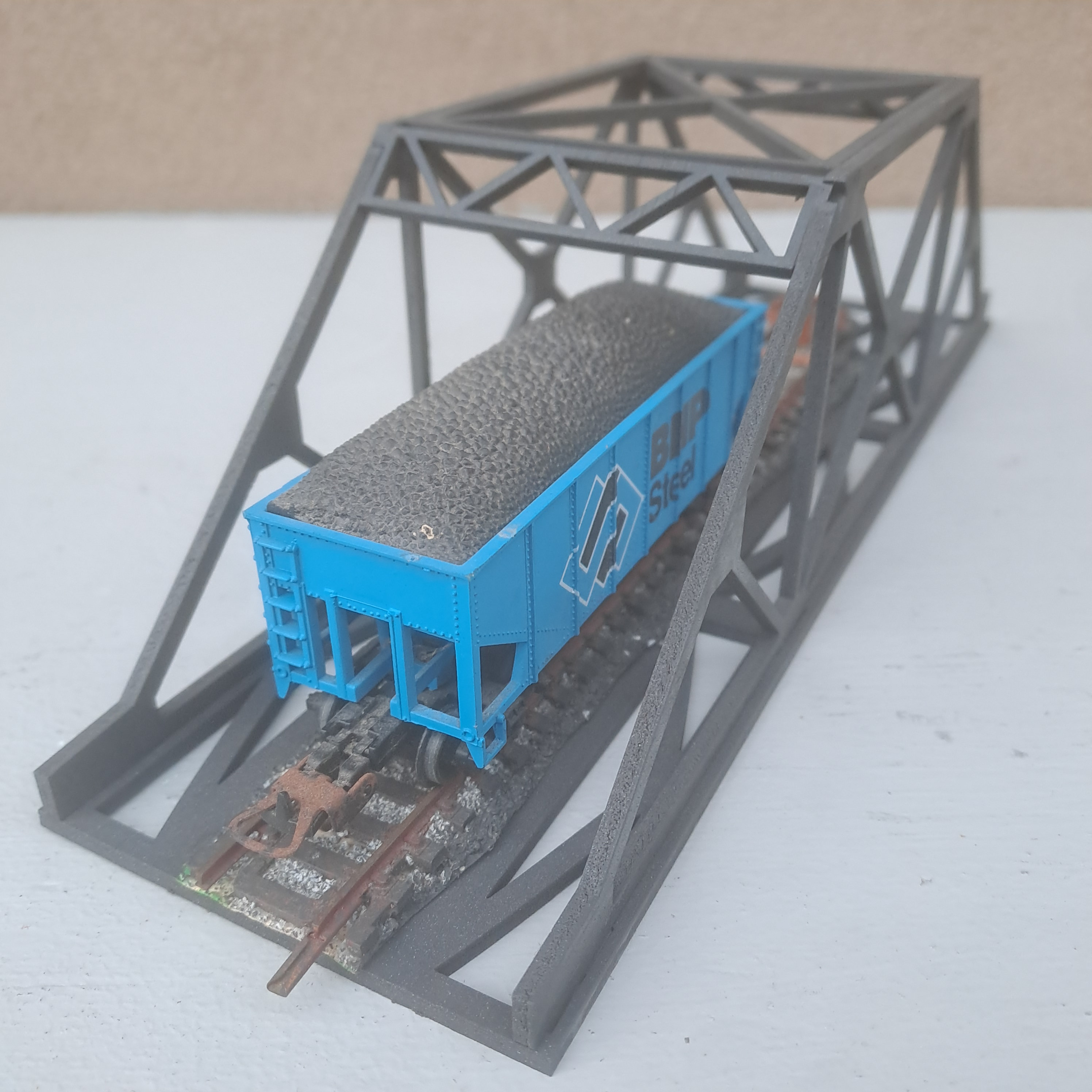HO Scale Bridge, Truss Bridge, Railway Bridge, Assembled & Painted or ...