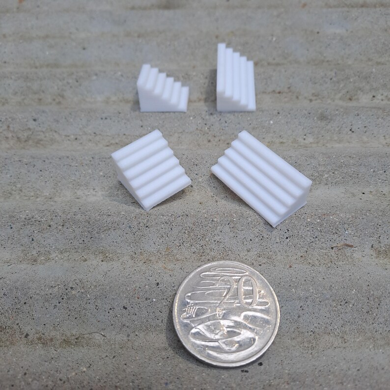 HO Scale Stairs, Model Railway, Hobby Trains, Stairs 1-87 Scale, Stairs ...