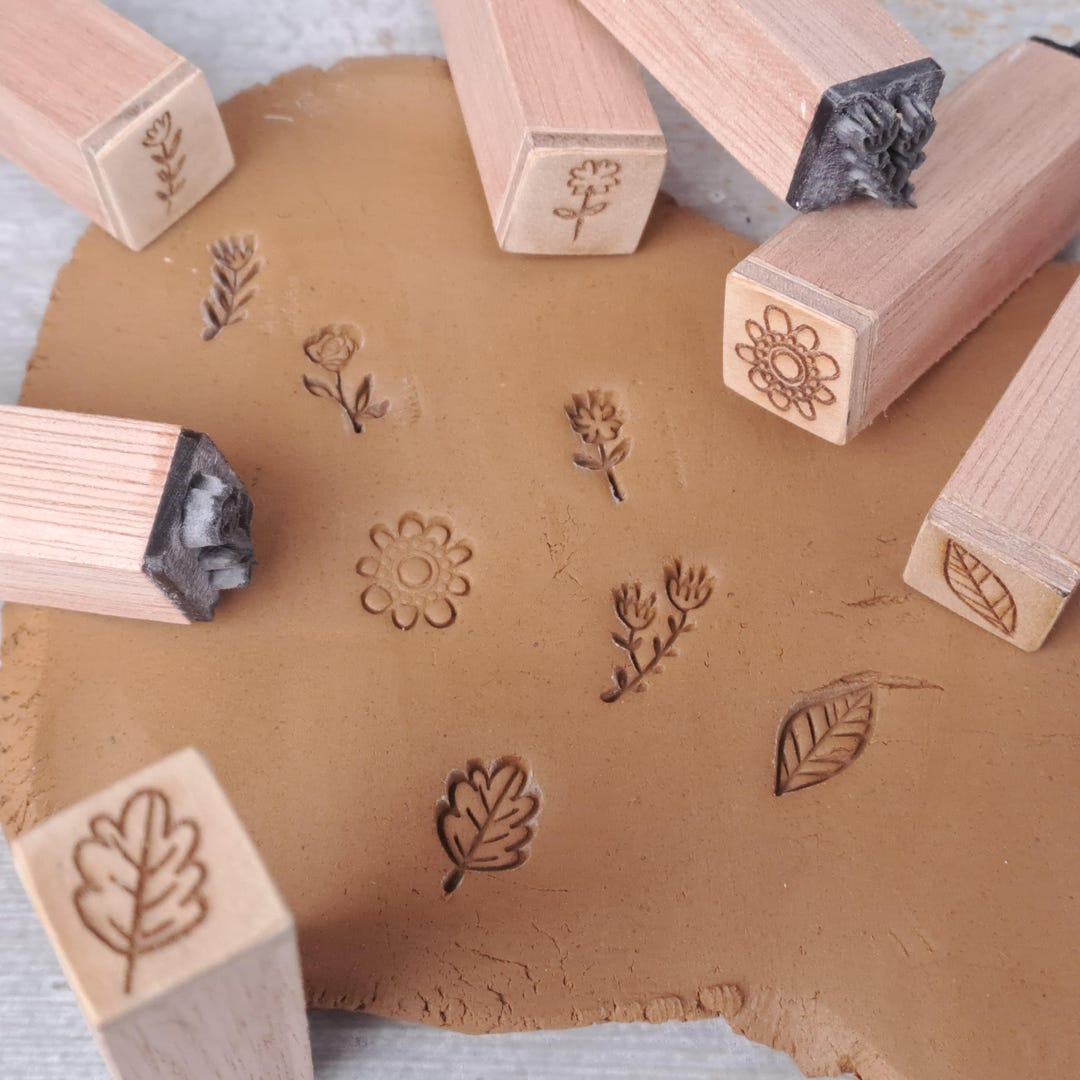 1x1cm Clay Stamp, Polymer Clay Stamp, Air Dry Clay Stamp, Pottery Stamp ...