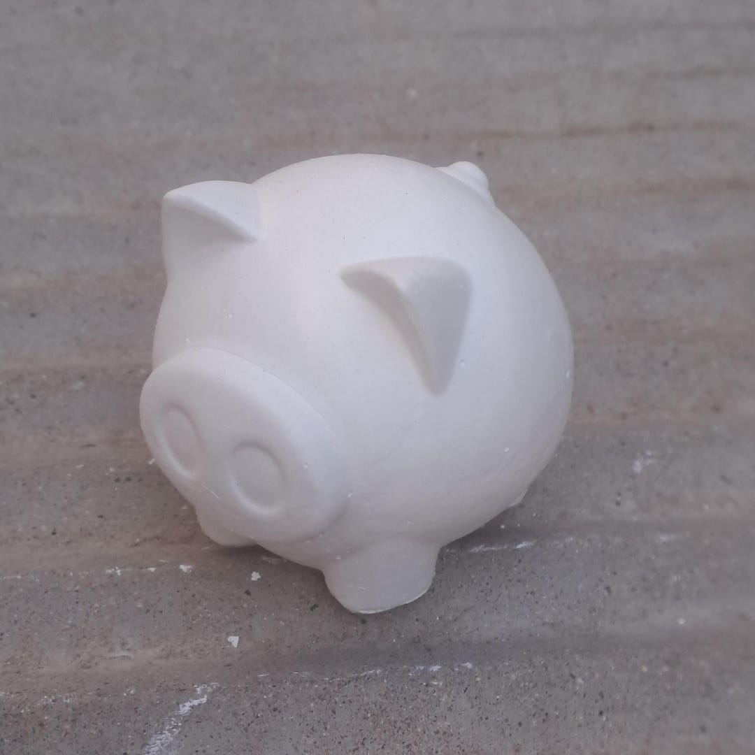 Pig Sculpture, Mini Pig, Plaster Sculpture, Bookshelf Sculpture, Cute ...
