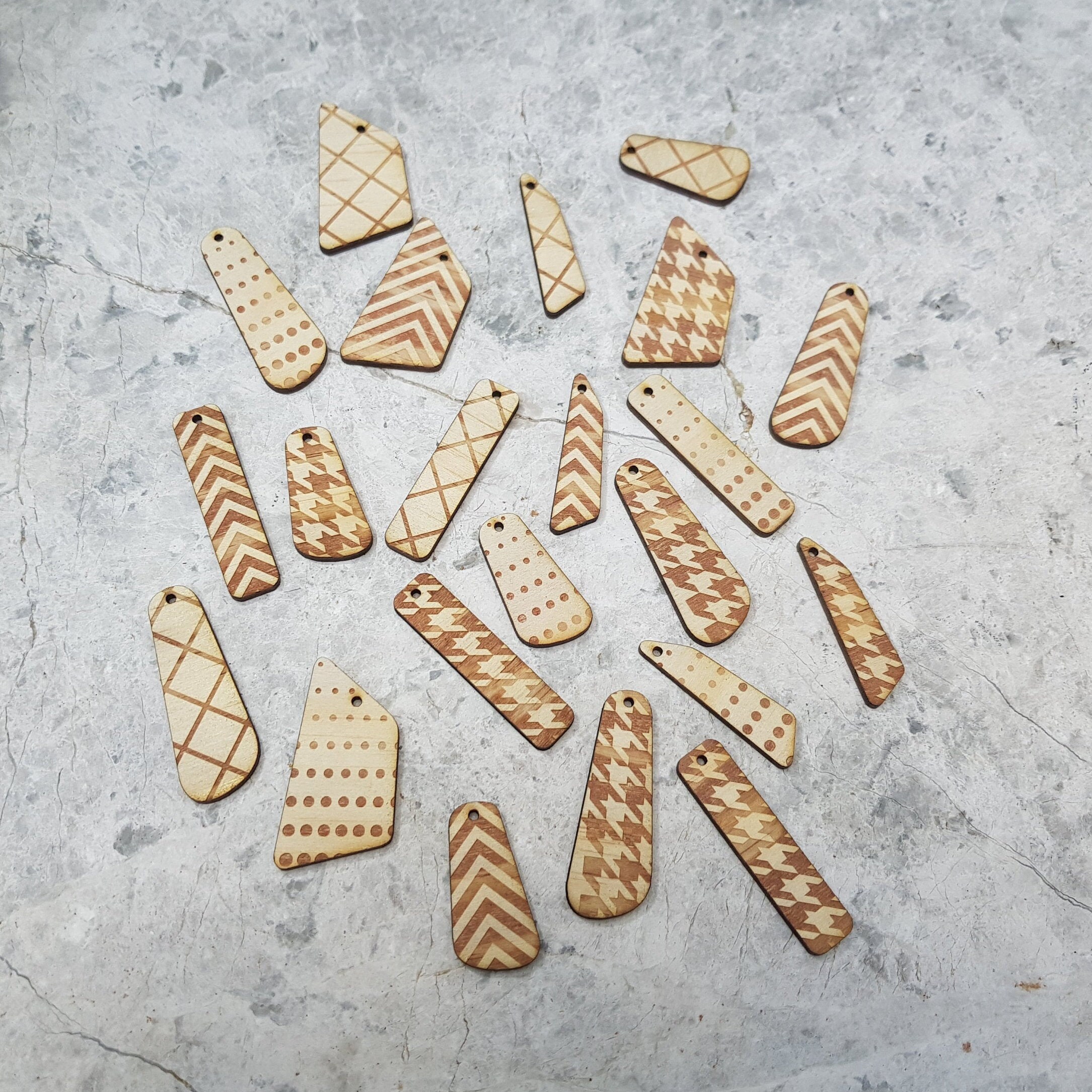 Wood Earring Shapes 3mm 1/8 Thick Plywood Various - Etsy