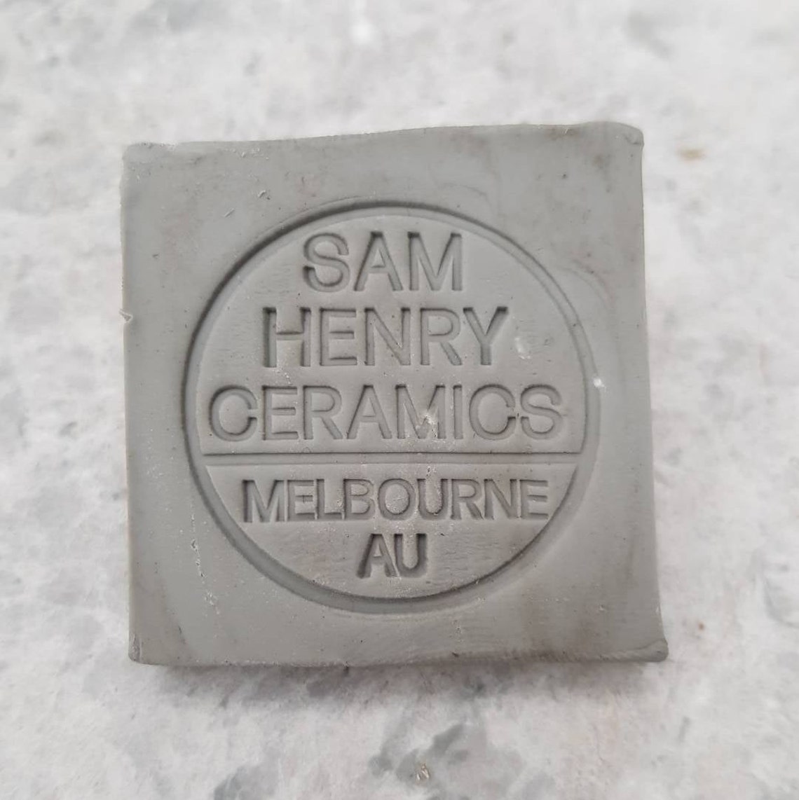 Clay Stamp Pottery Stamp Embossing Stamp Personalised - Etsy Australia