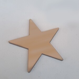 MDF Wooden Star Laser Cut Hollow Stars Craft Stars Size - Etsy