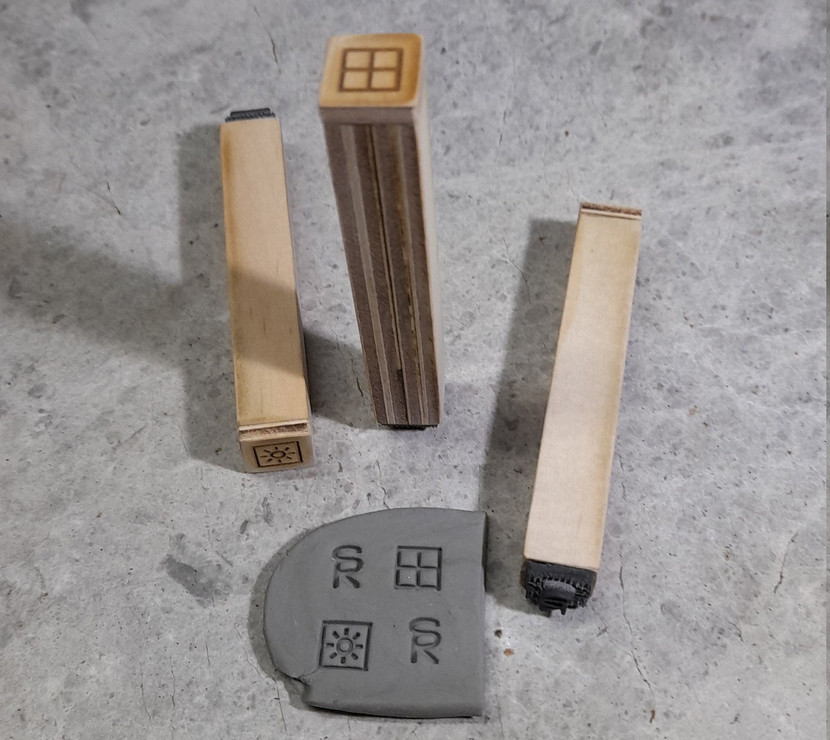 1x1cm Initials Stamp Makers Mark Clay Stick Stamp Pottery - Etsy Australia