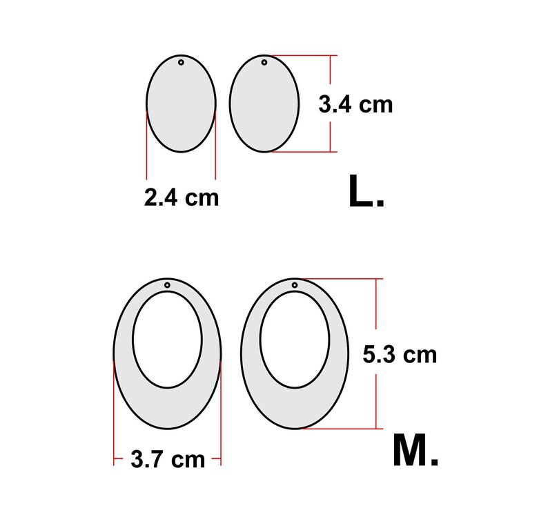 Wood Earring Shapes 3mm 1/8 Thick Plywood Various - Etsy