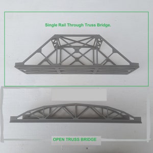HO Scale Bridge, Truss Bridge, Railway Bridge, Assembled & Painted or ...